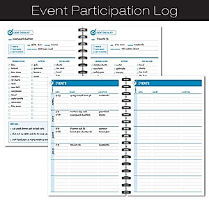 Global Printed Products Workout Fitness Journal Nutrition Planners: Clip-in Bookmark, Sturdy Binding, Thick Pages & Laminated Protective Cover (Black & Gold)