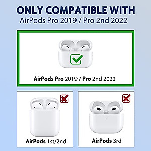 JoySolar for AirPods Pro 2019/Pro 2 Case 2022 Cute Cartoon Kawaii Cases for Apple AirPod Air Pods Pro Cover Cool Fun Funny Design Character Soft IMD Coves for Girls Girly Boys (Blue Stit)