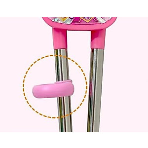 Generic TNB Teenieping Character Dinnerware Set with Case, Cutlery Set, Fork, Spoon, Tableware, Training Chopsticks for Beginners with Silicone Rings (Splashping), m, Pink, blue, purple