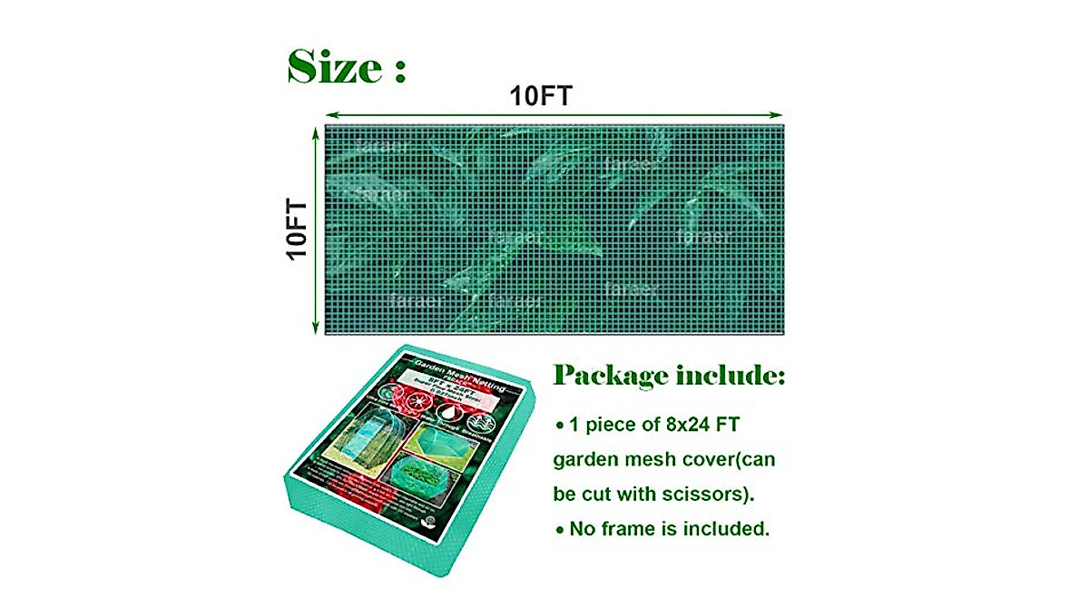 FARAER Garden Barrier Netting: Protect Plants from Pests & Sun
