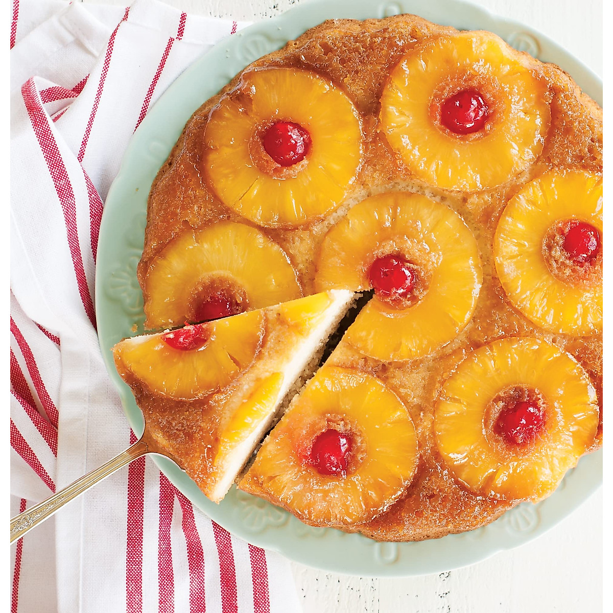 Nordic Ware Cake Pan Pineapple Upsidedown, 8-cup, Sea Glass