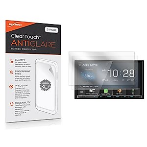 BoxWave Screen Protector Compatible with Kenwood Excelon DMX907S - ClearTouch Anti-Glare (2-Pack), Anti-Fingerprint Matte Film Skin for Kenwood Excelon DMX907S