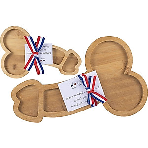 Aperitif Board 9.5''+15.8'',Novelty Solid Wood Cheese Board and Charcuterie Board,Restaurant Plate and Picnic Utensils,Anniversary Wedding Gift for Couple,Housewarming Gifts for Women