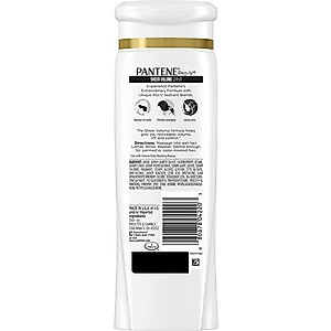 Pantene Pro-V 2 in 1 Shampoo & Conditioner, Sheer Volume with Collagen, 12.6 Ounce