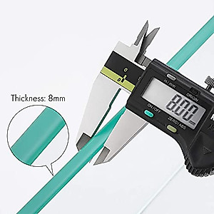 KES Bathroom Shelf Extra 8 MM-Thick Tempered Glass with Aluminum Bar and Rail Storage Organizer Retangular Rustproof Wall Mount Black, A4127A-BK