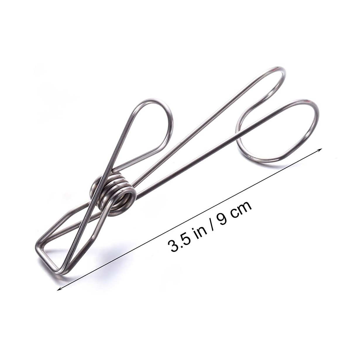 NOLITOY Stainless Steel Clothes Pegs 10pcs Stainless Steel Clothes Metal Clips Stainless Steel Clips Stainless Steel Pegs Clothes Pegs Elastic Multifunctional Clothes Pegs