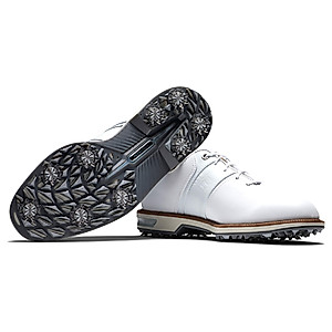 FootJoy Men's Premiere Series-Packard Golf Shoe, White/White, 10 Wide