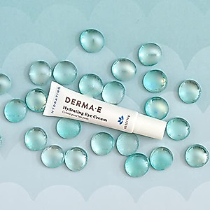 DERMA-E Hydrating Eye Cream – Firming and Lifting Hyaluronic Acid Treatment - Under Eye and Upper Eyelid Cream Reduces Puffiness and Appearance of Fine Lines, 0.5 oz