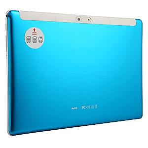 Tablet PC, ROM 64GB Dual SIM 4G LTE 10.1 Inch Tablet Octa Core for Home (US Plug)