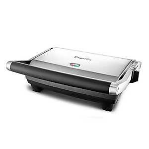 Breville Duo 1500-Watt Nonstick Panini Press, Silver