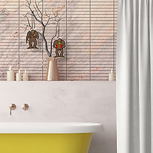 6 Pcs Bigfoot Air Freshener Christmas Bigfoot Sasquatch Gifts Air Freshener Pine Scent Funny Hanging Air Freshener for Father's Day Birthday Christmas Truck Gift Car Accessories