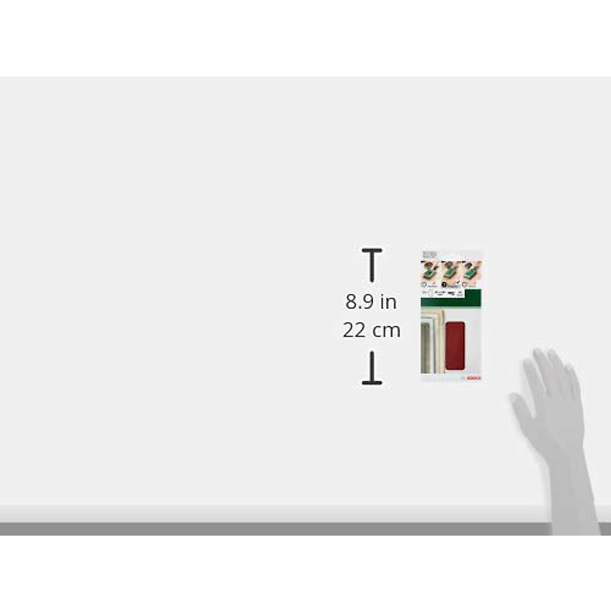 Bosch 2609256A82 Sanding Sheet Set for Orbital Sanders (10-Piece)