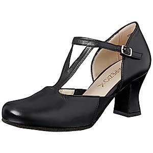 Capezio Women's 829W Oxford, Black, 10.5