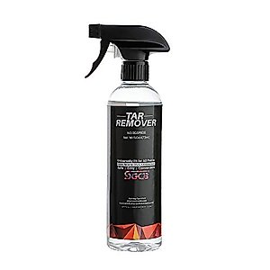 SGCB 16oz Tar Remover for Cars, 500ml Safe Road Tar Asphalt Remover Effective Adhesive Remover Cleaner | Quick Eliminate Grime Sap Gum Glue Rubber Streak from Paint Rim Wheel & Other Exterior Areas