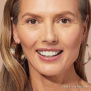 LAURA GELLER NEW YORK Quench-n-Tint Hydrating Foundation - Light/Medium - Sheer to Light Buildable Coverage - Natural Glow Finish - Lightweight Formula with Hyaluronic Acid