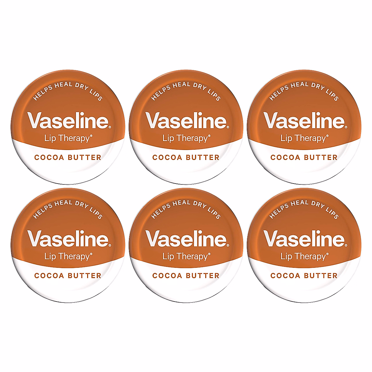 Vaseline Lip Balm 20g/0.705oz (6X20g/0.705oz, Original)