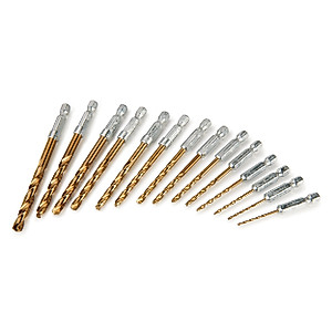 Montana Brands MB-64340 14 Piece Titanium Coated Drill Bit Set