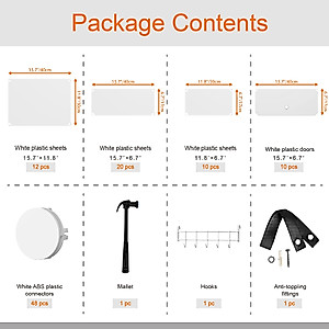 HOMIDEC Shoe Storage, 10-Tier Shoe Rack Organizer for Closet 20 Pair Narrow Shoes Shelf Cabinet for Entryway, Bedroom and Hallway