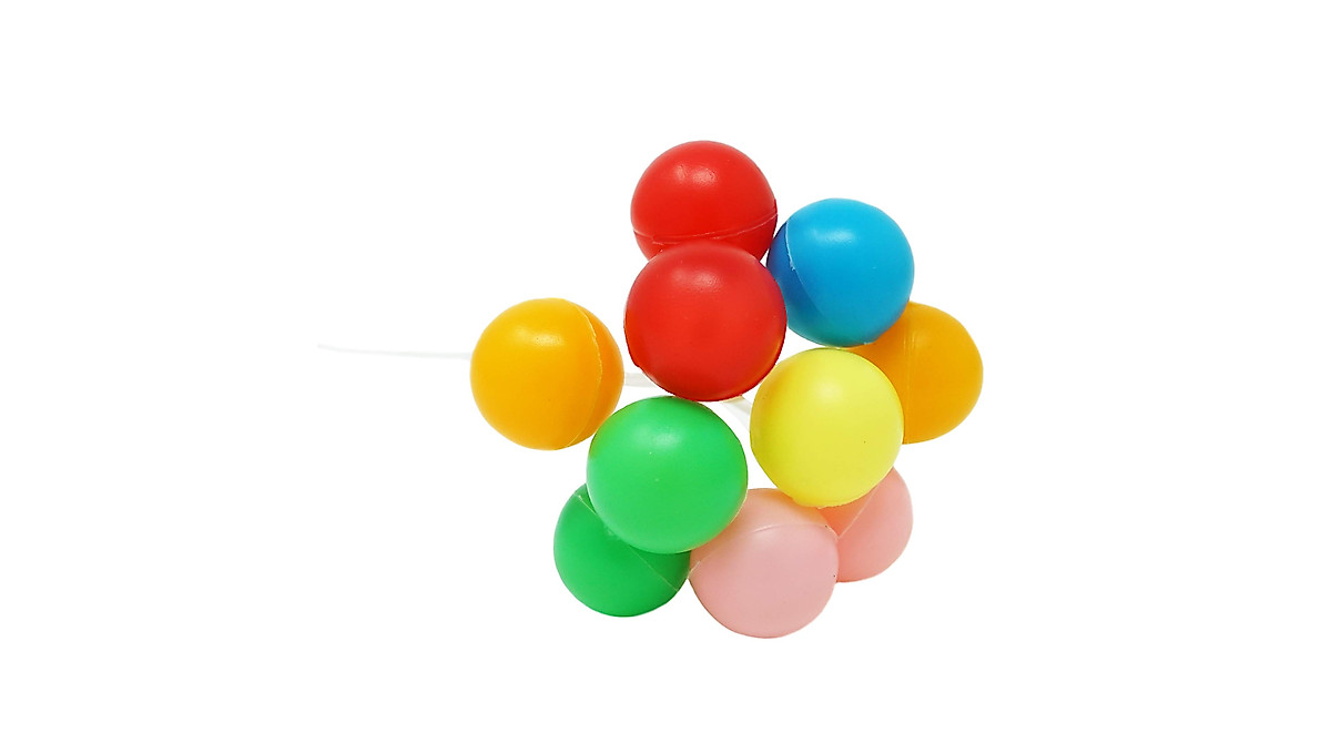 Rainbow Balloon Cluster Toppers for Cakes & Cupcakes
