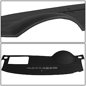Auto Dynasty Front ABS Molded Dash Board Cover Cap Overlay Compatible with Chevy Tahoe Avalanche Suburban Silverado GMC Yukon XL Sierra 07-14, Matte Black