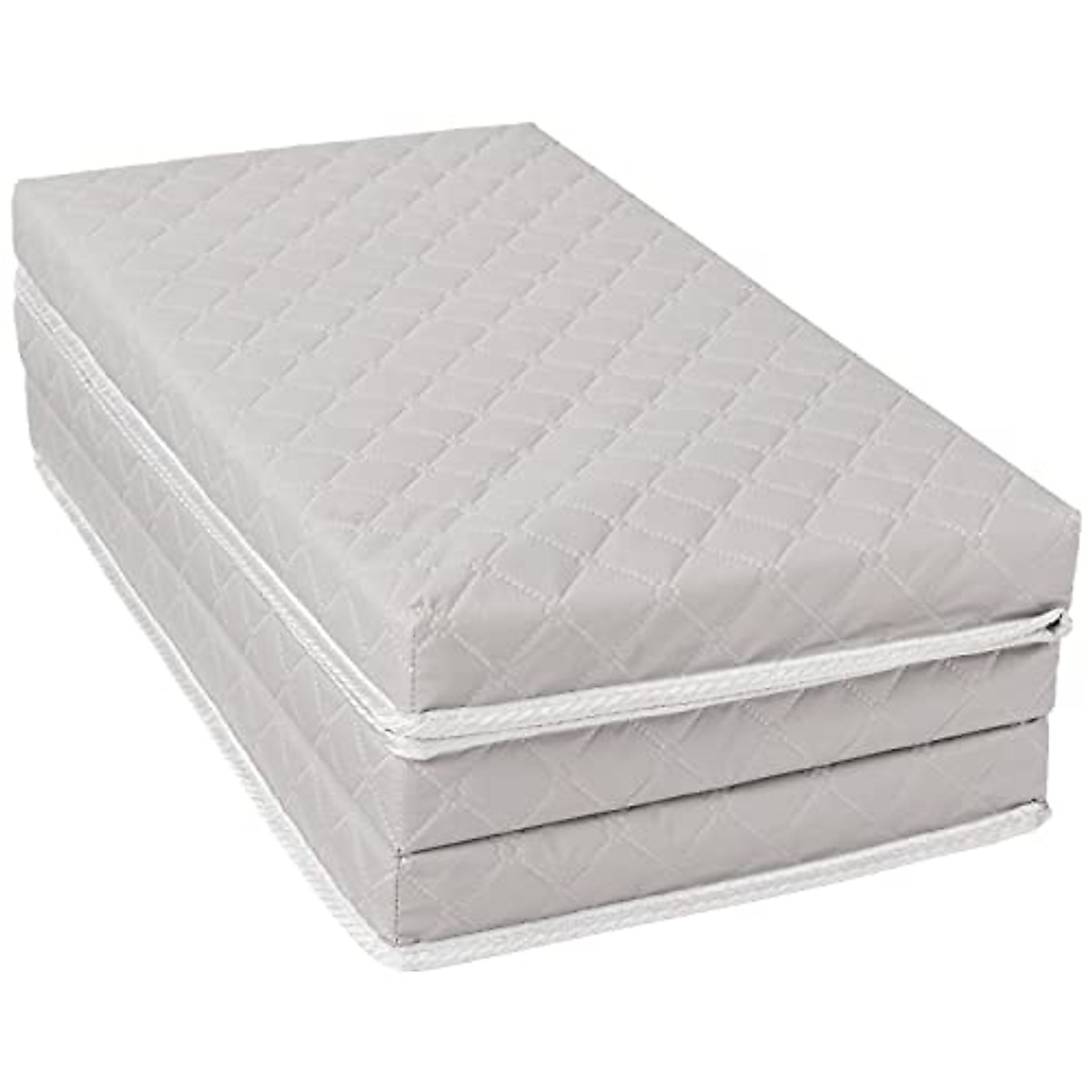 Dream On Me On-The-Go Trifold Fiber Playmat, Greenguard Certified, Excellent Support, Waterproof Vinyl Cover, Easy To Store With Carry Bag, Environment Safe Playmat