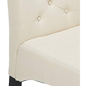 GDFStudio Christopher Knight Home CKH Tall-Back Fabric Dining Chairs, 2-Pcs Set, Natural