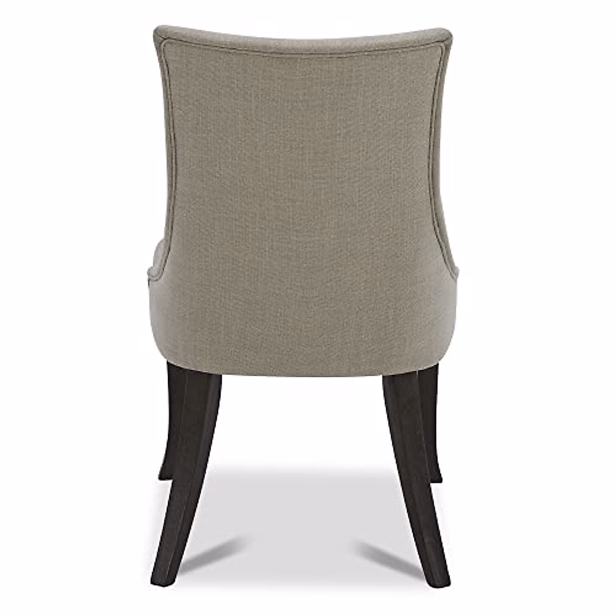 CHITA Farmhouse High Back Dining Chairs, Fabric Modern Upholstered Chairs, Dining Room Chairs Set of 2, Flax Beige