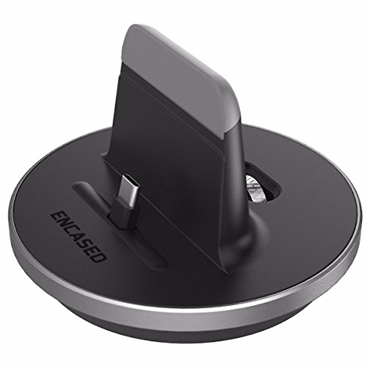 Encased Type C Charger Stand Compatible with LG Smartphones, USB-C Quick Charging Desktop Dock w/ 5FT Power Cable (V60,V50 ThinQ, Velvet G7/G8/Stylo 5/6, ac Adapter Sold Separately)