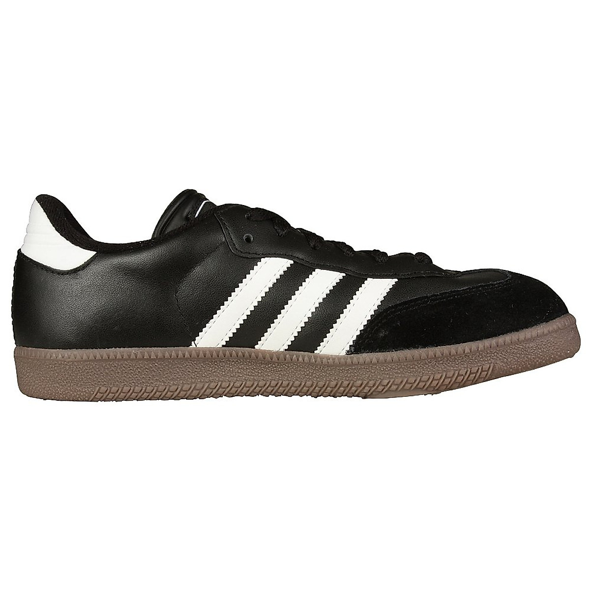 adidas Boy's Samba Classic Soccer Shoe, Black/White/Black, 1.5 Little Kid