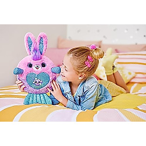 Rainbocorns Mermaidcorn (Bunny) by ZURU, Collectible Plush, Mermaid Surprises, Cuddle Plush Stuffed Animal, Surprise Egg, Stickers, Magic Sands & Bubble Mixture, for Girls 3+ Up
