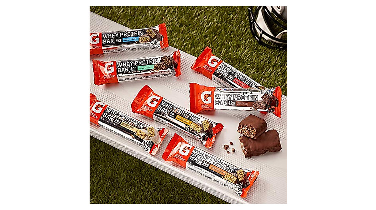 Gatorade Whey Protein Bars Mint Chocolate Crunch | Fast Recovery & Energy