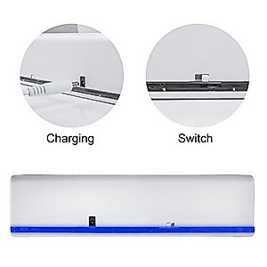 TechKen Charging Station for Wii Controller with 4 Rechargeable Battery Pack, 4 Ports Charger Dock for Wii Controller (Wii Remotes not Included) LED indicats