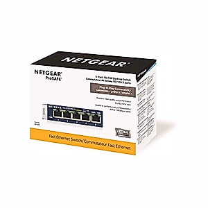 NETGEAR ProSafe FS105 10/100 Ethernet Desktop Switch