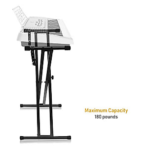 PARTYSAVING Pro Series Adjustable X Style Piano Keyboard Heavy Duty Premium Stand (Double-Braced X Style Keyboard)