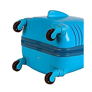 Rockland Jr. Kids' My First Hardside Spinner Luggage,Telescoping Handles, Shark, Carry-On 19-Inch
