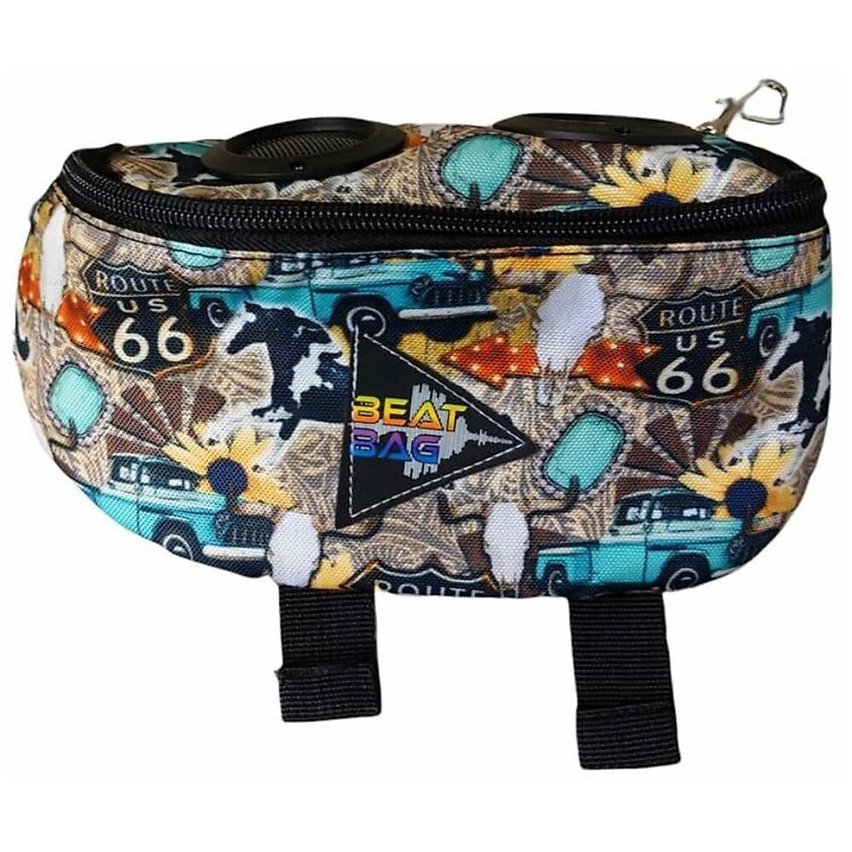 Beat Bag Schulz Equine Pommel Bag with Bluetooth Speakers - Route 66