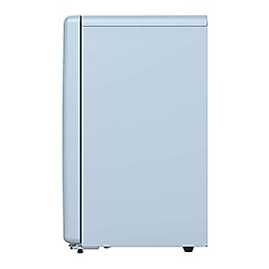 Winia WFR044RCNL Retro Compact Refrigerator, 4.4 Cu. Ft, City Blue