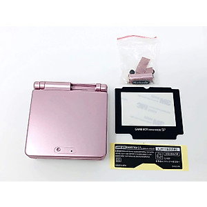 RGRS Replacement Pink Full Housing Shell Case Repair Parts Kit w/Lens & Screwdriver for Nintendo Gameboy Advance SP GBA SP Console… [video game] [video game]