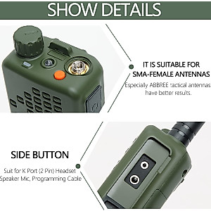 BAOFENG AR-152 10W Ham Radio Military Grade Dual Band Two-Way Radio UHF VHF Long Range Walkie Talkies with Carrying Case includes Full Kit