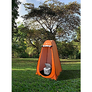 Tahoe Trails Pop Up Pod -Privacy Shower Tent - Portable Outdoor Indoor Changing Tent for Camping Hiking Beach Toilet Bathroom Dressing Room - with Carry Bag - Large