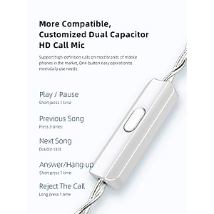 KZ Zax in-Ear Monitors, 16-Units Hybrid in Ear Earphones, HiFi Stereo Noise Isolating Sport IEM Wired Earbuds/Headphones with Detachable Cable for Musician Audiophile (with Mic, Black)