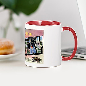 CafePress Kentucky Greetings Mug Ceramic Coffee Mug, Tea Cup 11 oz
