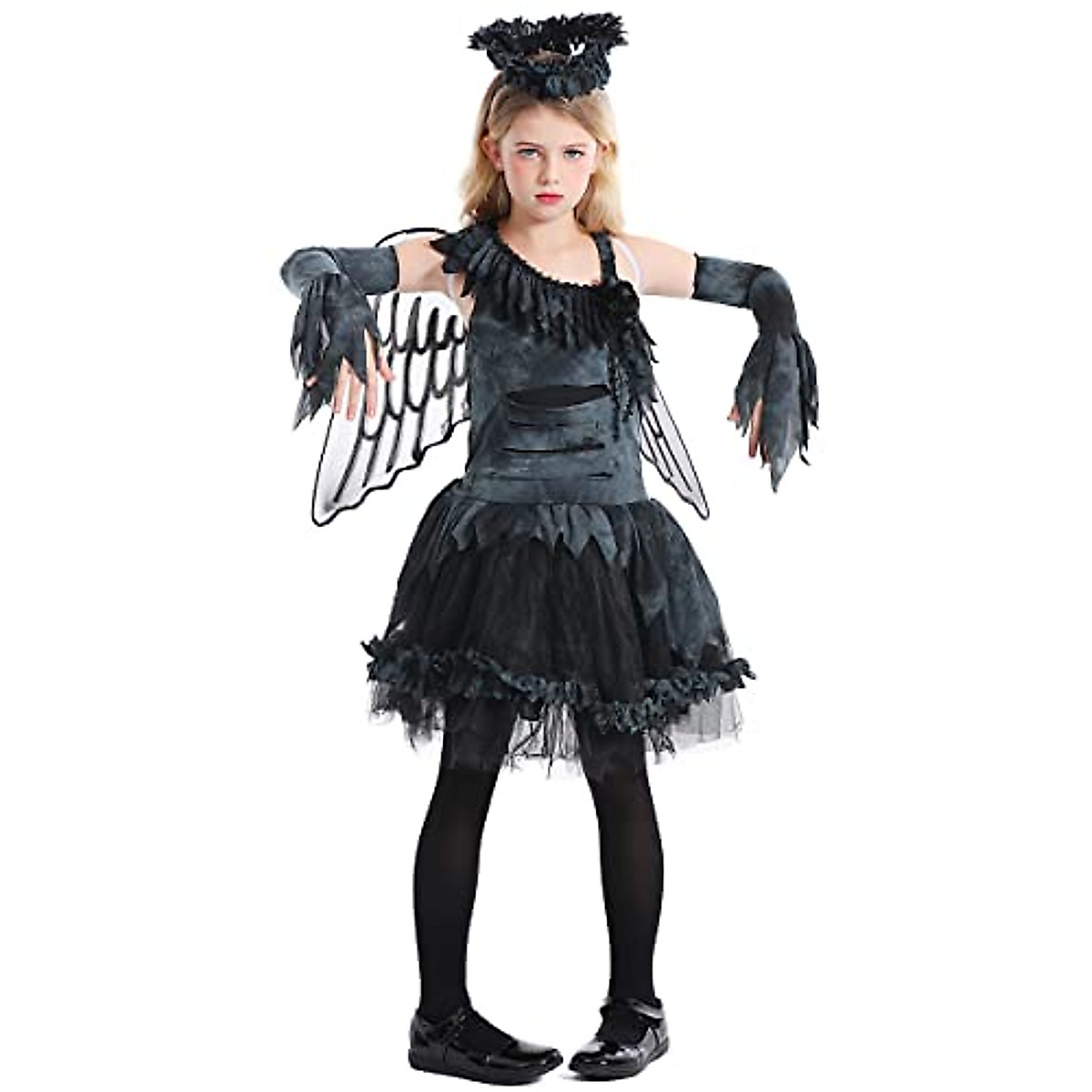 Seasons Girls Fallen Angel Costume For Tween(10-12)