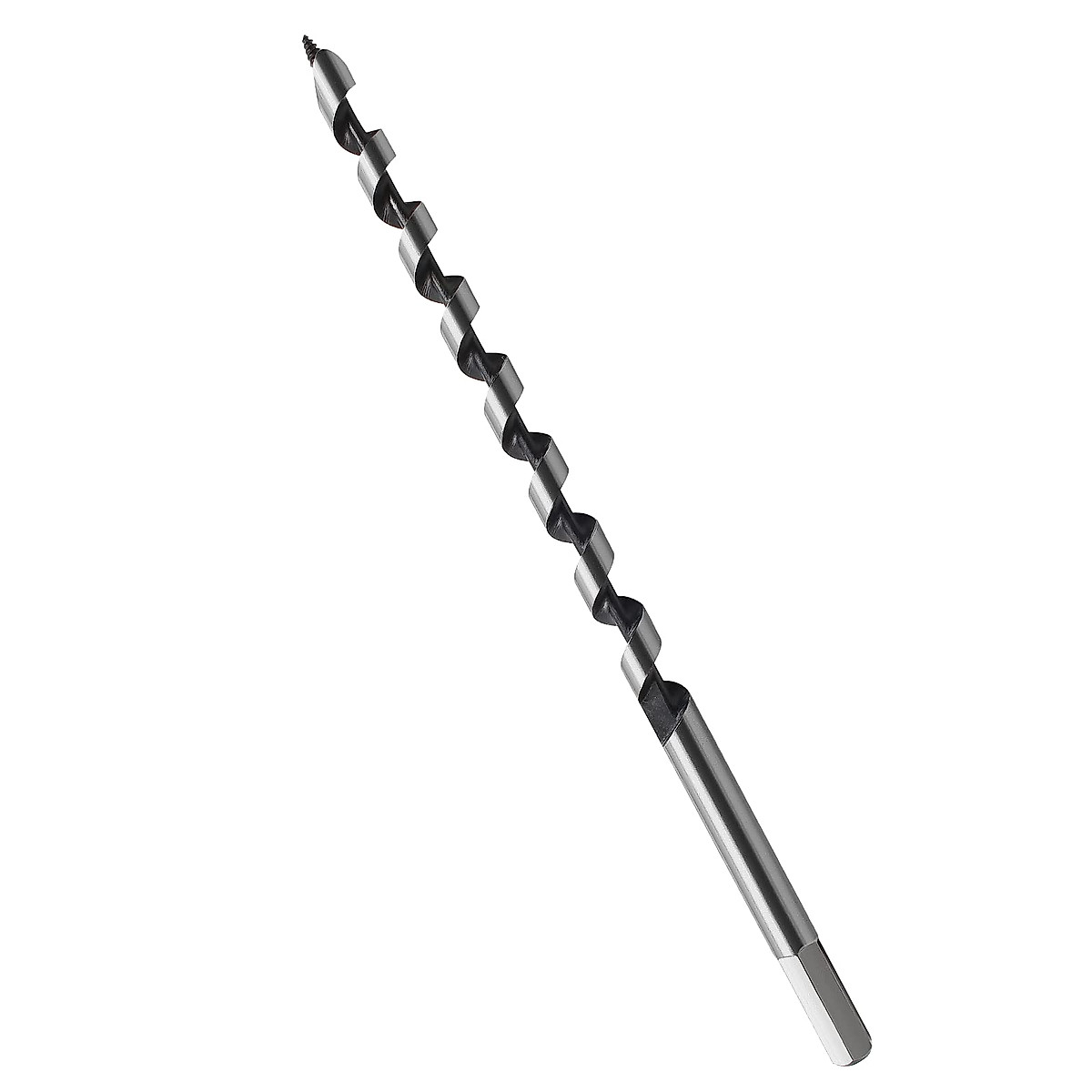Litoexpe 1/2 Inch x 12 Inch Auger Drill Bit, 3/8-Inch Hex Shank Ship Auger Long Drill Bit for Wood, Plastic, Drywall and Composite Materials