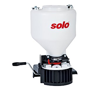 SOLO Inc. Solo 421 20-Pound Capacity Portable Chest-mount Spreader with Comfortable Cross-shoulder Strap - 421S, White, 20lb