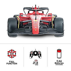 RASTAR F1-75 1:12 Scale Ferrari RC Car, 2022 F1 Challenger, Remote Control Toy Car for Kids & Adults, Full Functions, 2.4GHz, Officially Licensed