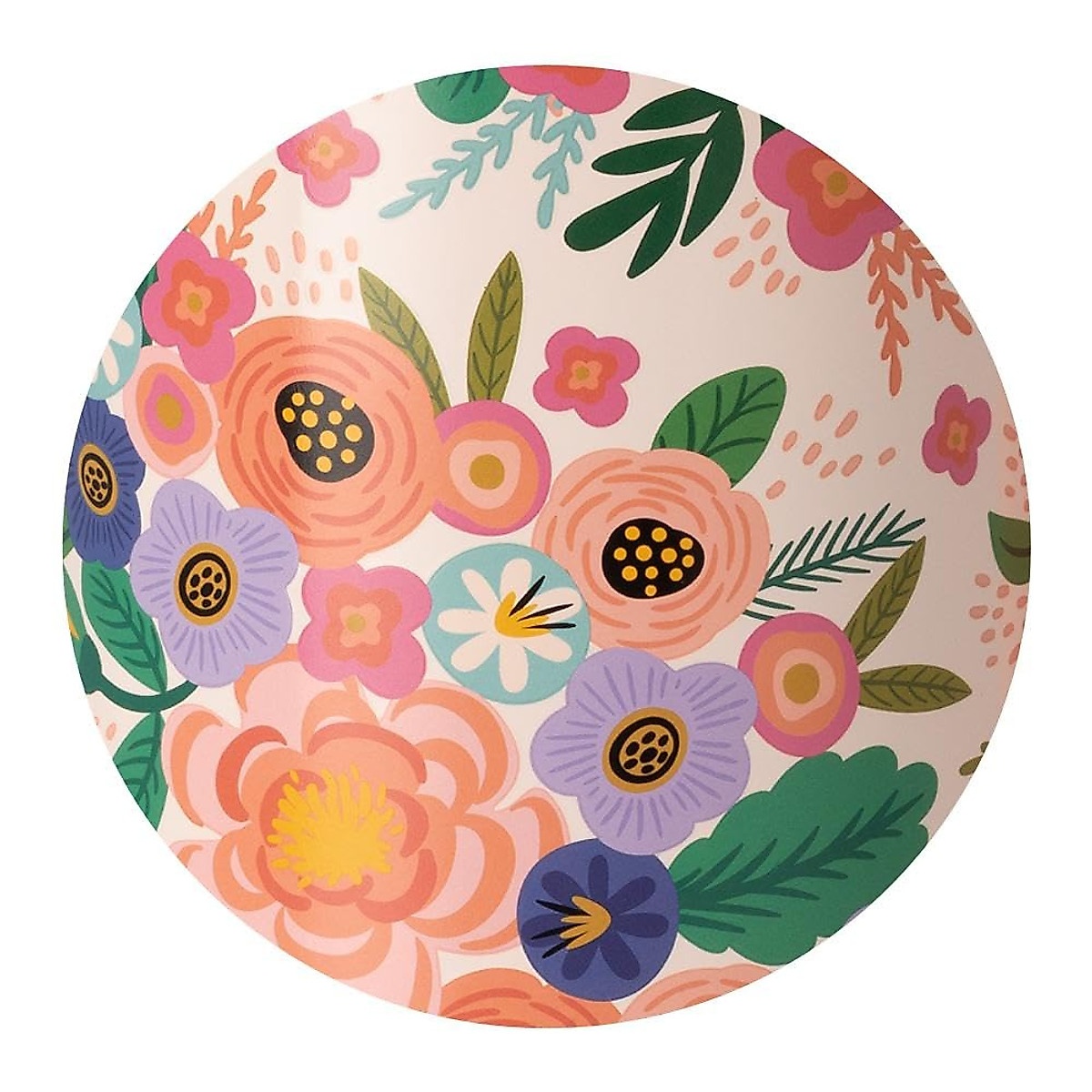 Swig Life 14oz Stemless Wine Cup, Insulated Wine Tumbler with Lid, Stainless Steel Travel Tumbler (Full Bloom)