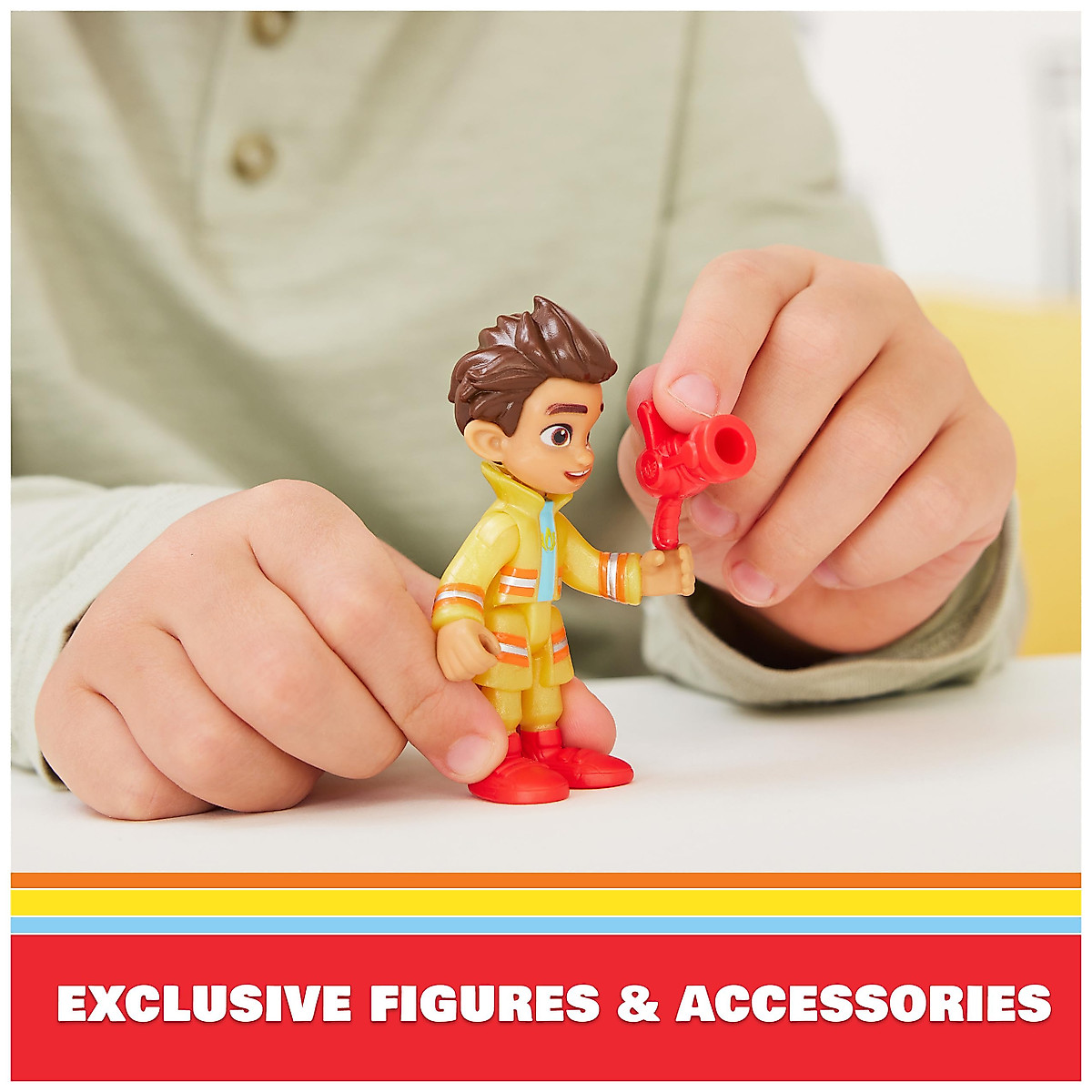 Disney Junior Firebuds Action Figures Gift Pack with 3 Collectible Kids Toys: Bo, Jayden and Violet and Accessories, for Ages 3 and up