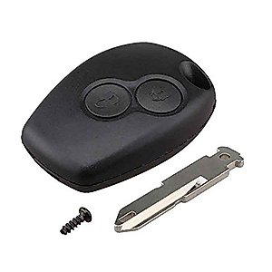 Amautolucky Replacement 2Button PCF7946 Chip Complete Remote Key for Renault Duster Logan Fluence Clio Vivaro Movano Master Traffic Kangoo 434MHZ