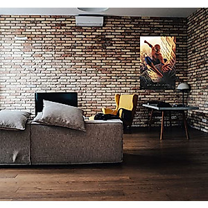 POSTER STOP ONLINE Spider-Man - Movie Poster (Spiderman Swinging in New York City) (Size 27 x 40)